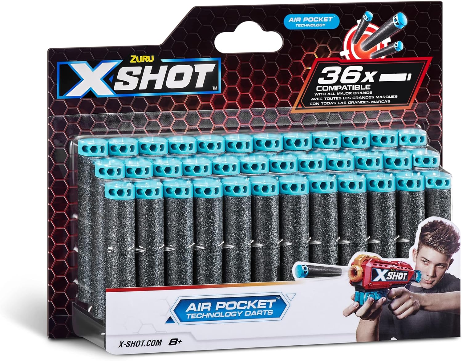 X-Shot Excel Turbo Fire Foam Dart Blaster Refill 3618 | Colorland Toys